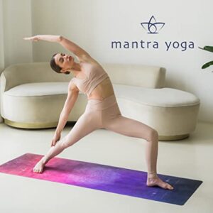 Mantra Yoga Travel PRO 1.5mm - Foldable Fitness & Exercise Mat with Bag | Lightweight, Compact & Eco-Friendly | Non-Slip & Washable | For All Types of Yoga | 72" L x 24" W