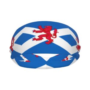 Outdoor Travel Headband Lion Rampant Scotland Scottish Bandana Quick Dry Sweatbands