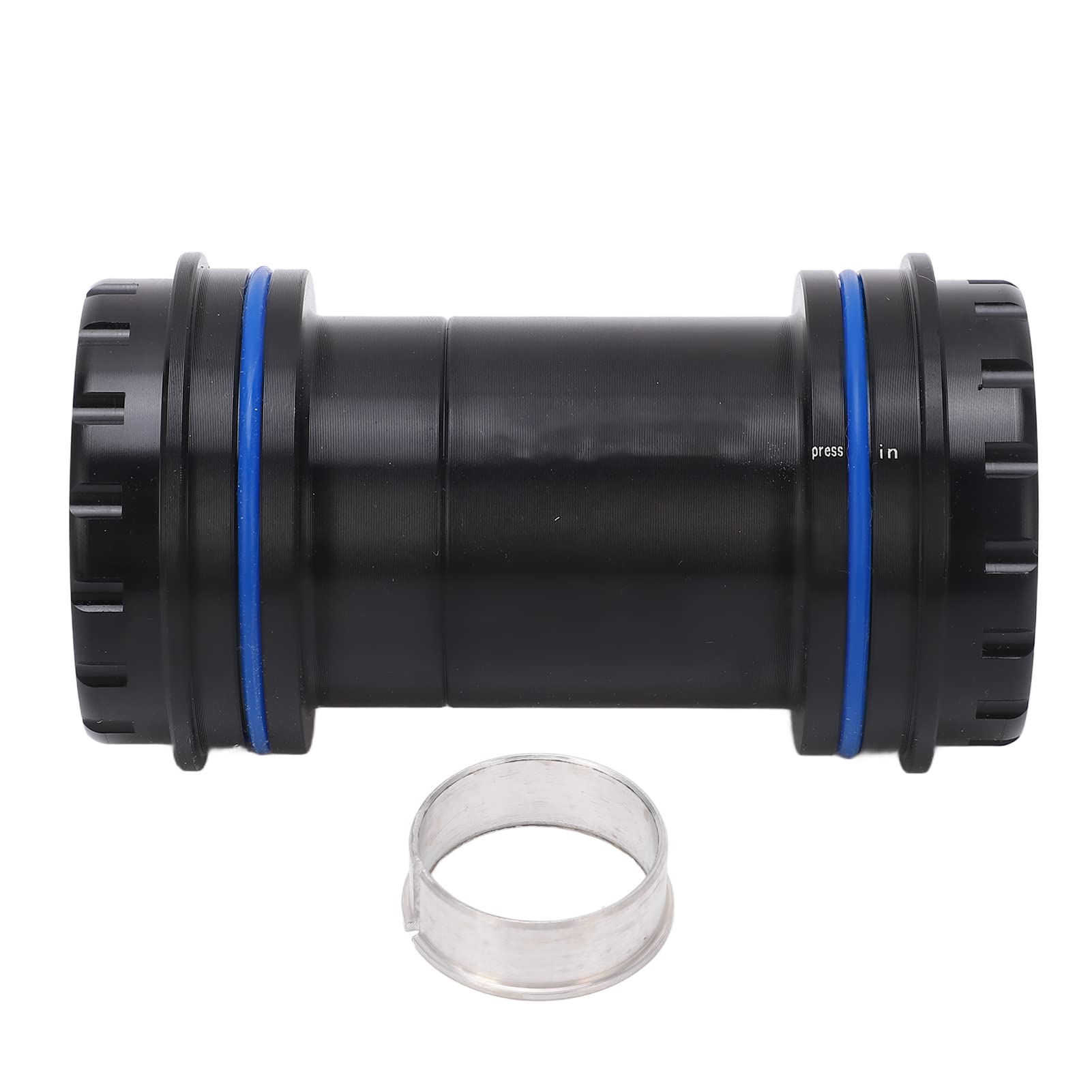 BuyWeek Bike Bottom Bracket, Press Fit Ceramic Bearing Bicycle Bottom Bracket High Strength Bike BB Bottom Bracket for Mountain Road Bike