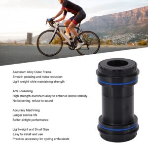 BuyWeek Bike Bottom Bracket, Press Fit Ceramic Bearing Bicycle Bottom Bracket High Strength Bike BB Bottom Bracket for Mountain Road Bike