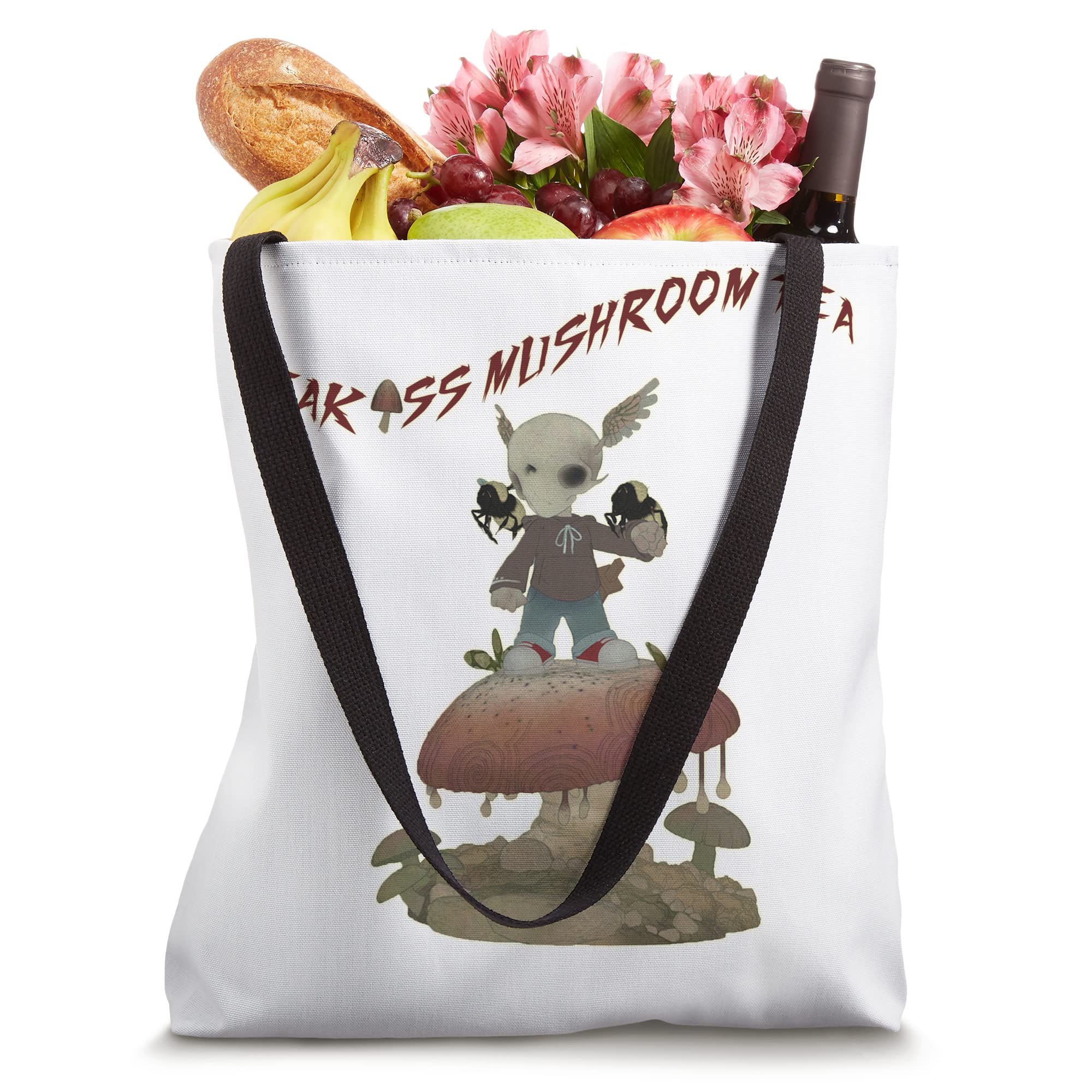 Weak Ass Mushroom Tea - Skull Kid Tote Bag