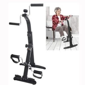 upper and lower limb rehabilitation bicycle, elderly household rehabilitation training equipment, hand and leg rehabilitation training exercise bike,black