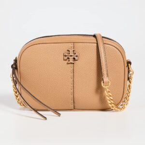 Tory Burch Women's McGraw Camera Bag, Tiramisu, Tan, One Size