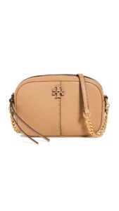 tory burch women's mcgraw camera bag, tiramisu, tan, one size