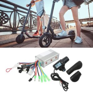 VBESTLIFE Brushless Motor Controller, Electric Bike Scooter Brushless Motor Controller 36V 48V 350W with 805 LCD Display Throttle Pants Men