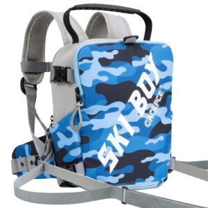 ski harness for kids, kids ski harness strap with retractable leashes, toddler skis kids snowboard teach speed control