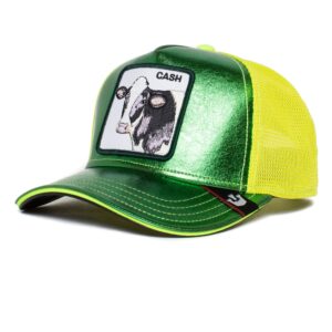 goorin bros. men's the farm mesh capsule unisex adjustable trucker cap, green, one size