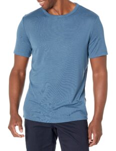 theory men's short sleeve essential tee in modal jersey, midnight