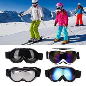 Leapiture Snow Glasses Skiing Protection Goggles Adult Ski Goggles Spherical Double Layer Anti Fog Snowboard Goggles Windproof Glasses for Climbing(blue)