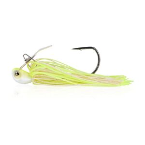 berkley slobberknocker fishing jig, white chartreuse, 3/8 oz