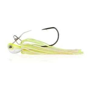 berkley slobberknocker fishing jig, white chartreuse, 1/2 oz