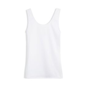 tomboyx compression tank medium support top smooth flatlock seams full coverage athletic-x-large/white