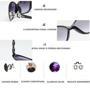 NLEYANB 8 Pairs Wholesale Classic Oversized Designer Fox Cat Eye Sunglasses for Women Men 100% UV Protection