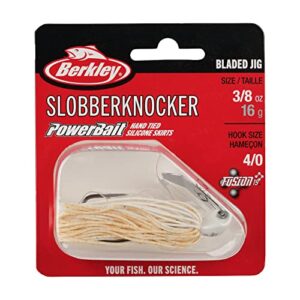 Berkley SlobberKnocker Fishing Jig,White, 3/8 oz