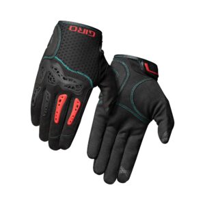 giro gnar men's mountain cycling gloves - black spark, medium