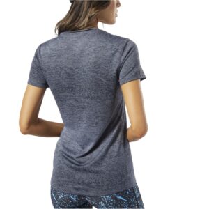 Reebok Womens OSR Knit Basic T-Shirt, Grey, XX-Small