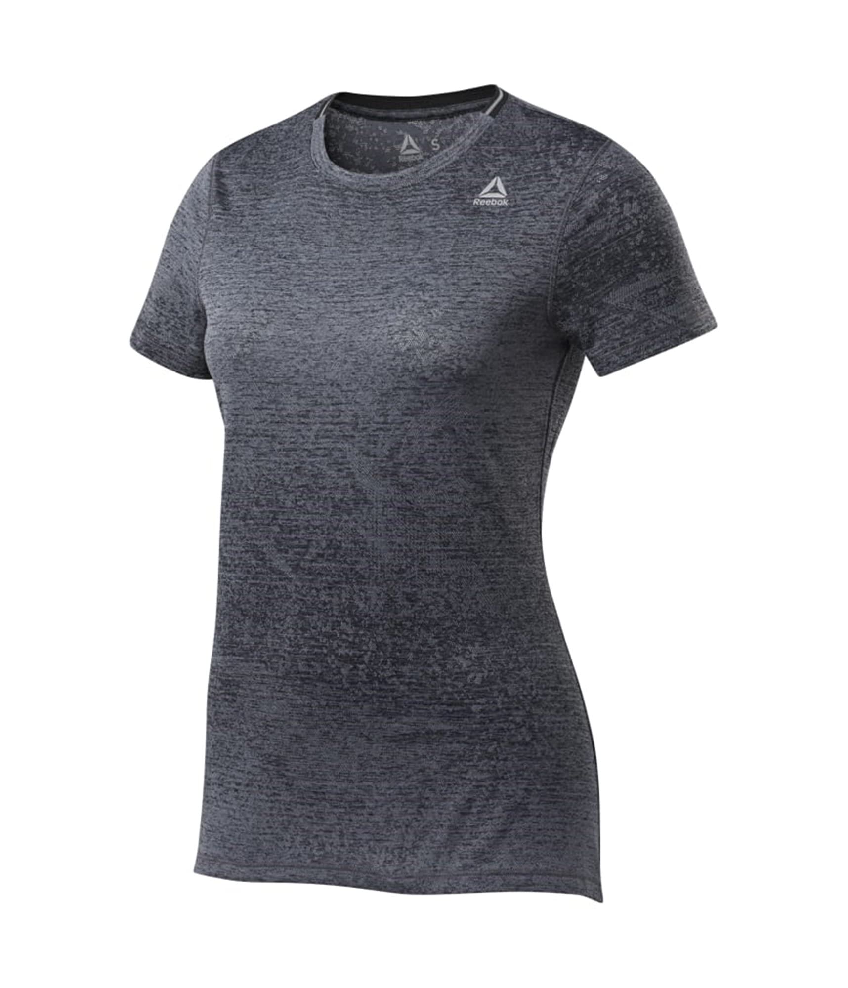 Reebok Womens OSR Knit Basic T-Shirt, Grey, XX-Small