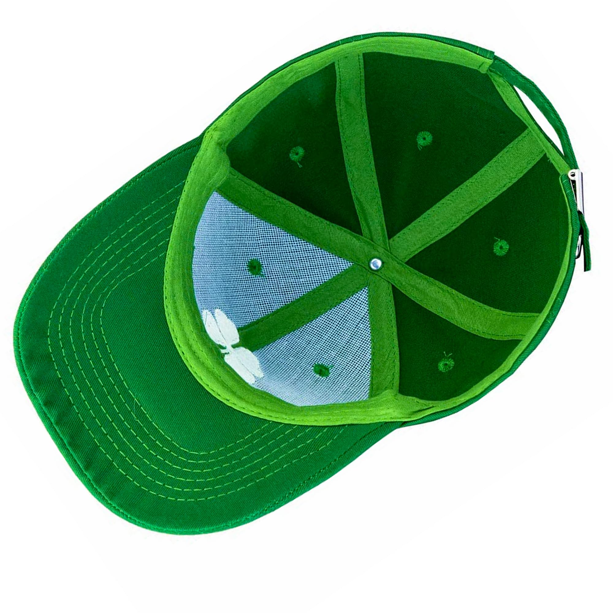 St. Patrick's Day Party Baseball Cap Ireland Irish Leaf Green Trucker Hat Four Leaf Clover Lucky Dad Caps 22.5"