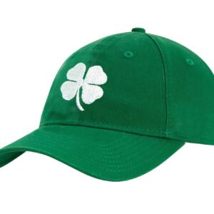 Shamrock-Baseball-Cap for Womens St.Patrick's Day Irish 4-Leaf-Clover-Baseball-Hat for Unisex Adjustable-Track-Hat