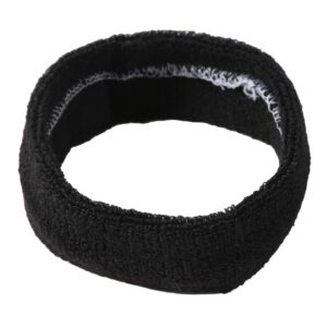 youao outdoor sports sweat-absorbing headband hair band men's and women's stylish fitness yoga headband,black