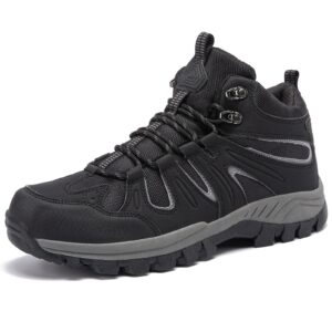 hikldk mens hiking boots lightweight & breathable trekking shoes non slip ankle boots for outdoor activities