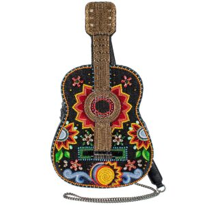 mary frances guitar festival crossbody handbag, multi