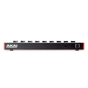 AKAI Professional APC Mini MK2 - USB MIDI Pad Controller for Clip Launching with Ableton Live Lite, 64 RGB Pads, Drum and Note Mode and MIDI Mixer