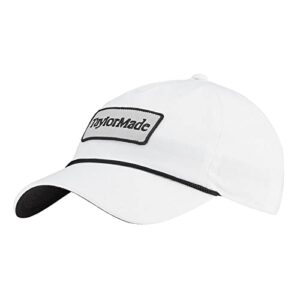 taylormade golf vintage 5 panel rope hat white