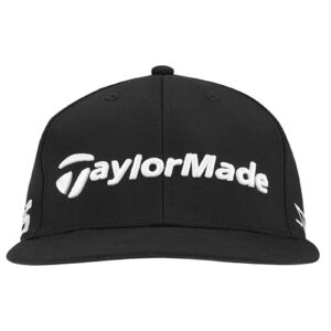 TaylorMade Golf Tour Flatbill Hat Black