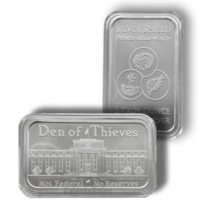 1 oz den of thieves silver bar