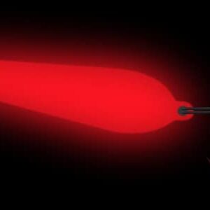 Big Nasty Tackle Super Glow Casting Spoon (1 Pack) (Red, 3/4 oz)