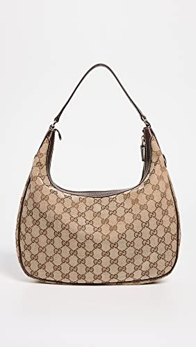 Gucci Women's Pre-Loved Shoulder Hobo, GG Canvas, Brown, One Size