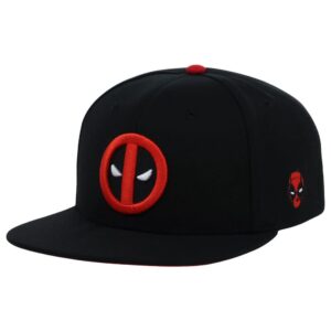 marvel deadpool adult fashion adjustable snapback flat bill cap