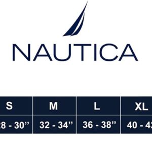 Nautica Men's Elastic Waist 1-Piece Base Layer Waffle Thermal Underwear Pant (Ivory Egret Stripes, X-Large)