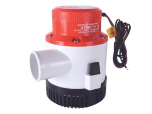 seaflo 4700 gph 24v heavy duty electric bilge pump (4700gph 24v)