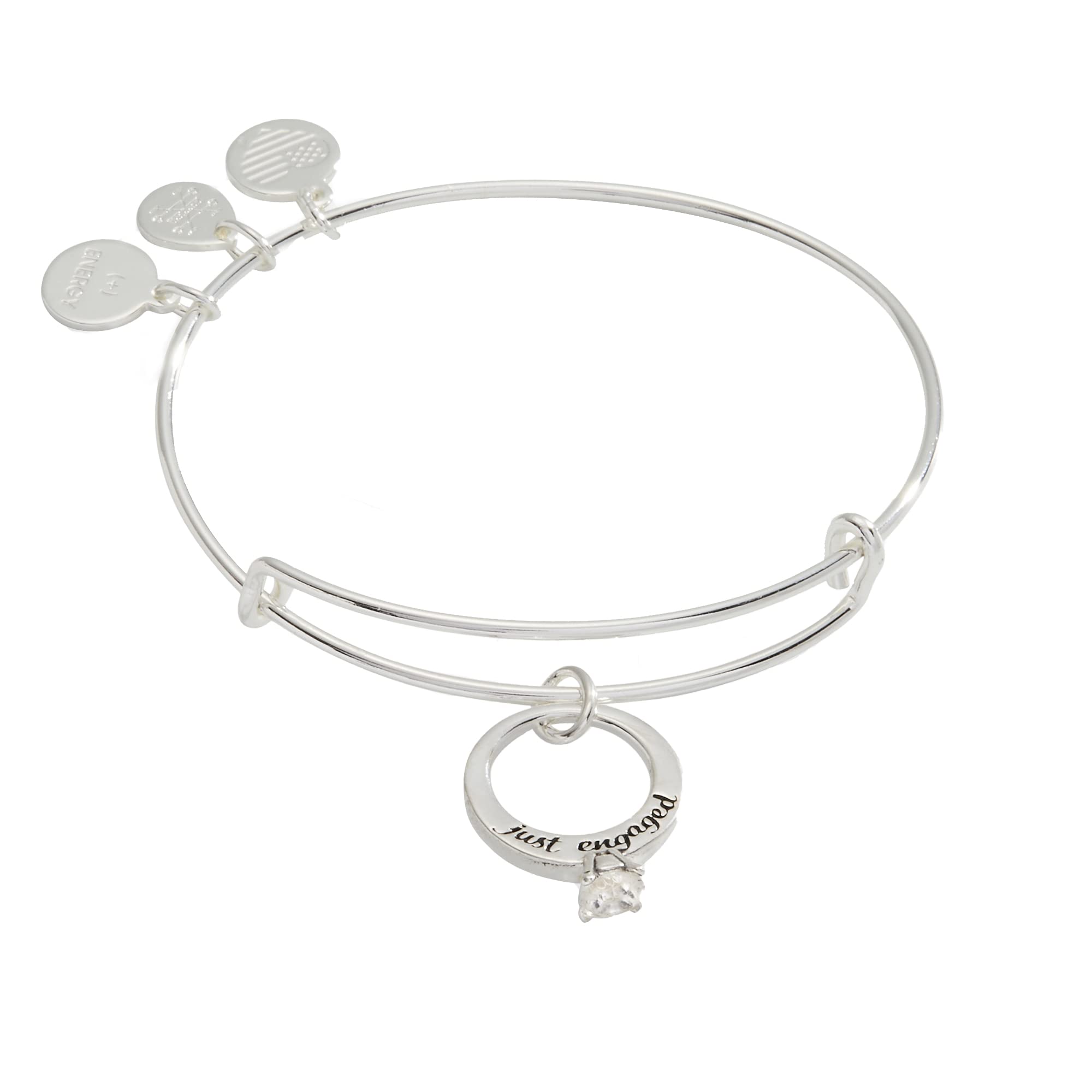 Alex and Ani Just Engaged' Charm Bangle Bracelet