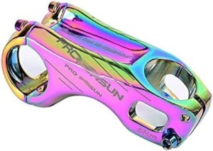 zechao road bike stem,aluminum alloy 17 degree mountain bike stem 70/ 90mm 31.8 * 28.6mm xc mountain am bike handlebar mountain stem bike stem (color : colorful, size : 90mm)