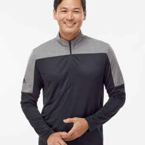 adidas Mens Lightweight Quarter-Zip Pullover, L