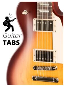 guitar tabs - blank chord charts and tablature for songwriters - student notebook