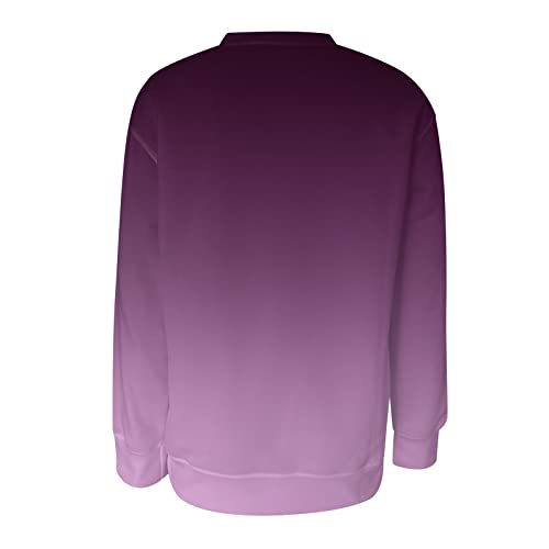 PUTEARDAT Womens Casual Long Sleeve Sweatshirt Crew Neck Cute,Deals of The Day Clearance Under 5.00,Bulk+pallets+for+Sale,Warehouse.Deals