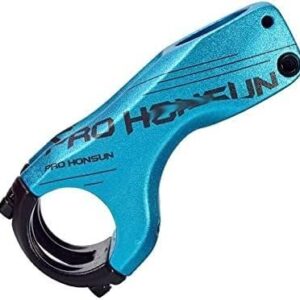 ZECHAO Mountain Road Bike Stem 31.8mm,Handlebar Rise Stem 17 Degree 90mm XC AM DH FR Bike Handlebar Bike Stem Cycling Parts Bike Stem (Color : Blue, Size : 90mm)