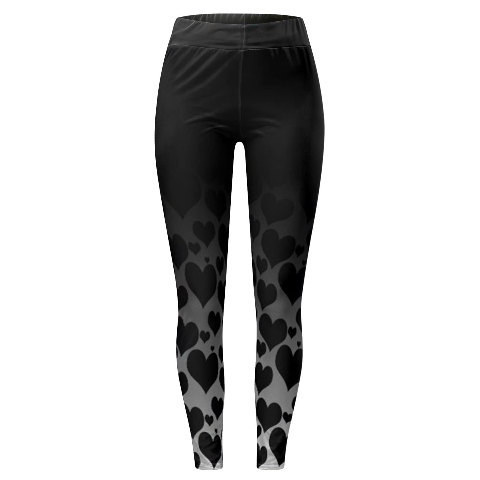 Valentines Day Workout Leggings for Women Funny Fashion Graphic Pants Leggings Love Heart Leggings for Teen Girl