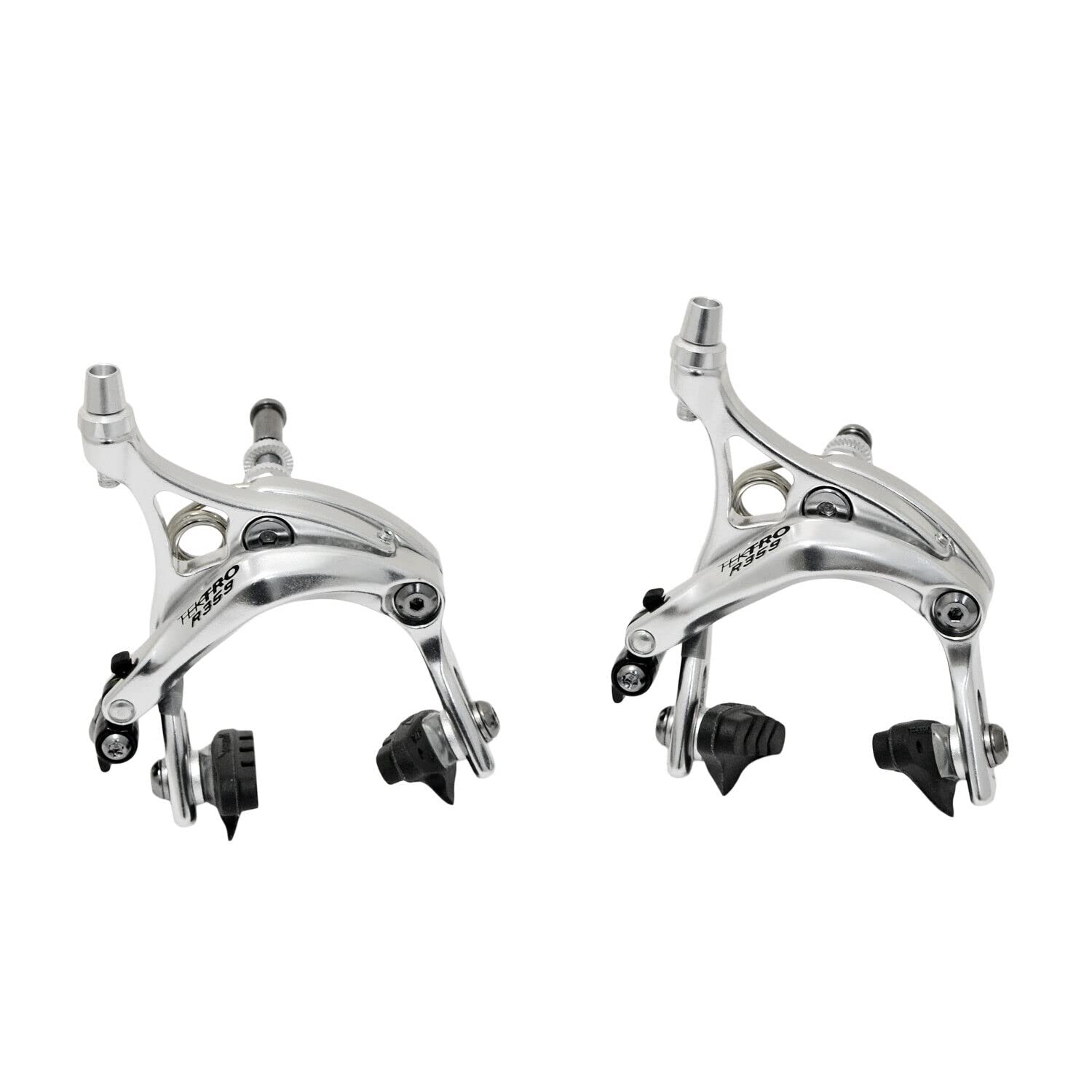 TEKTRO R359 Dual Pivot Caliper Brake Set 39-54mm Designed for 32C Tire, Silver, MH2657