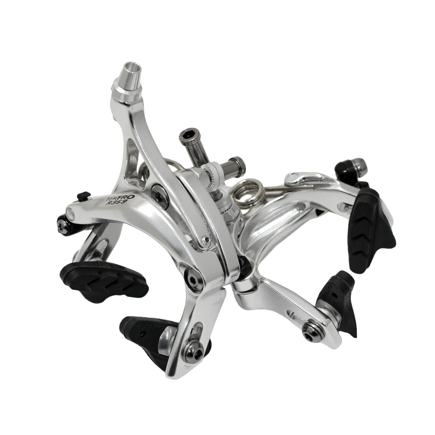 TEKTRO R359 Dual Pivot Caliper Brake Set 39-54mm Designed for 32C Tire, Silver, MH2657