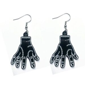 gothic earrings, hand earrings costume accessories, halloween gothic gifts for women girls