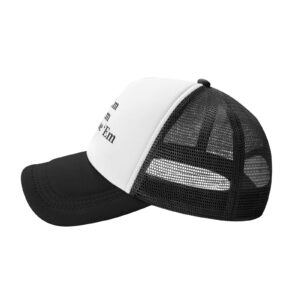 Wine Em Dine Em Sixty Nine Hat Unisex Adult Trucker Hats Adjustable Cap for Adults Classic Fishing Caps