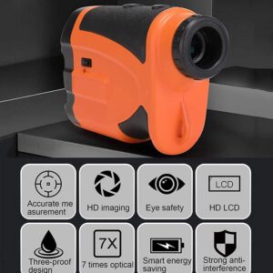 KANDUO Laser Rangefinder, Multifunctional Rangefinder,1000m Laser Range Finder,7X Magnification,Hand-held high-magnification high-definition golf 1000 meter measuring instrument The Perfect Range Find