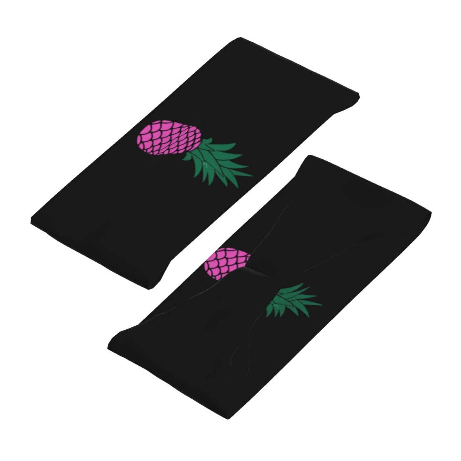 Upside Down Pineapple Sports Headbands Unisex Yoga Non-Slip Quick-Drying Workout Hairband