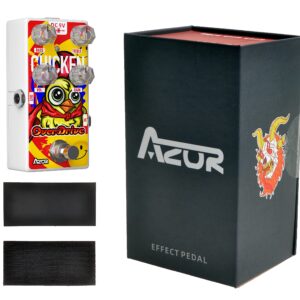 AZOR Overdrive Guitar Effect Pedal Chicken Overdrive Wide Range Pedal for Electric Guitar True Bypass AP505