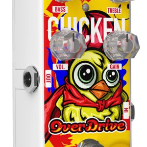 AZOR Overdrive Guitar Effect Pedal Chicken Overdrive Wide Range Pedal for Electric Guitar True Bypass AP505